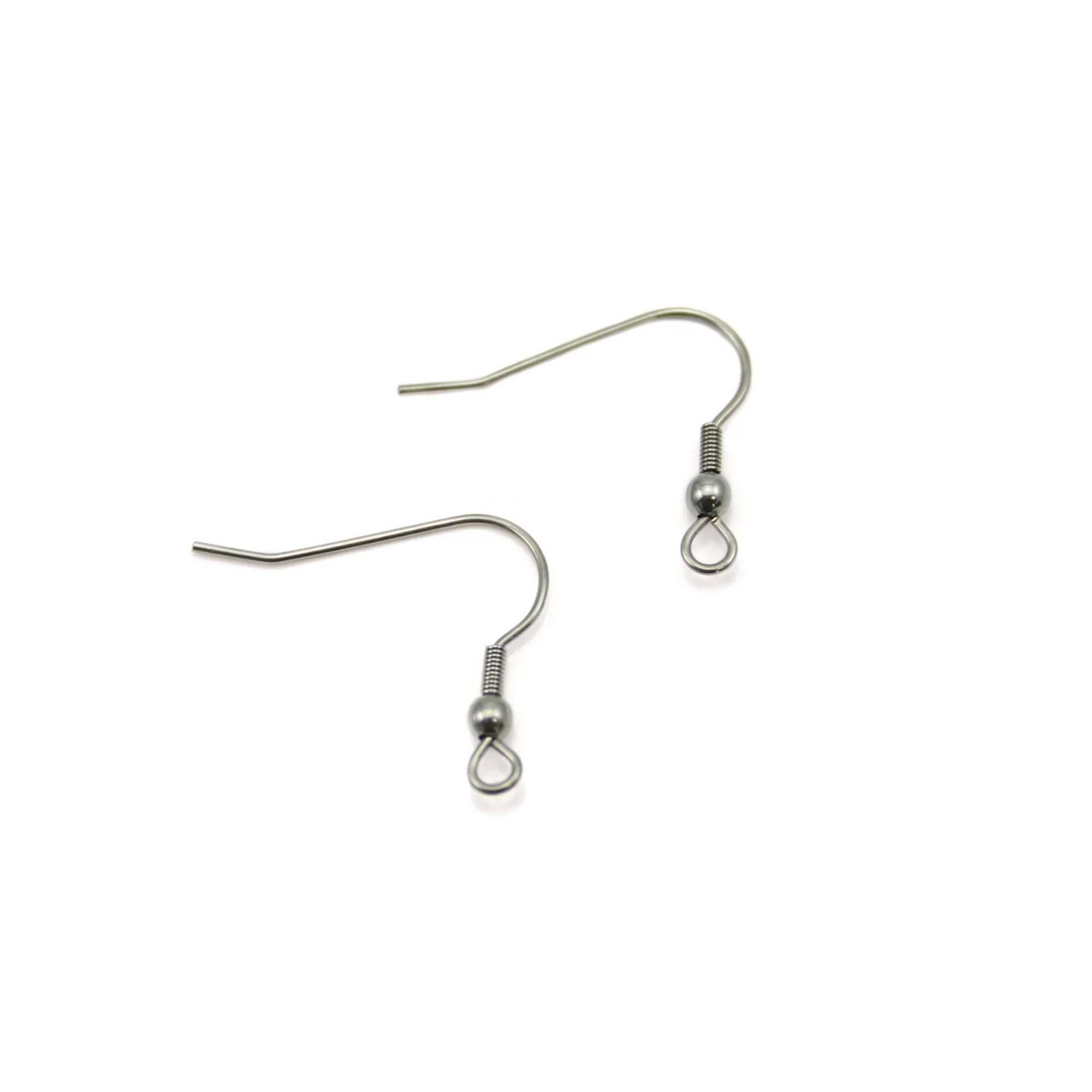 Spring ball ear hook 20mm stainless steel 304 x 20 pcs
