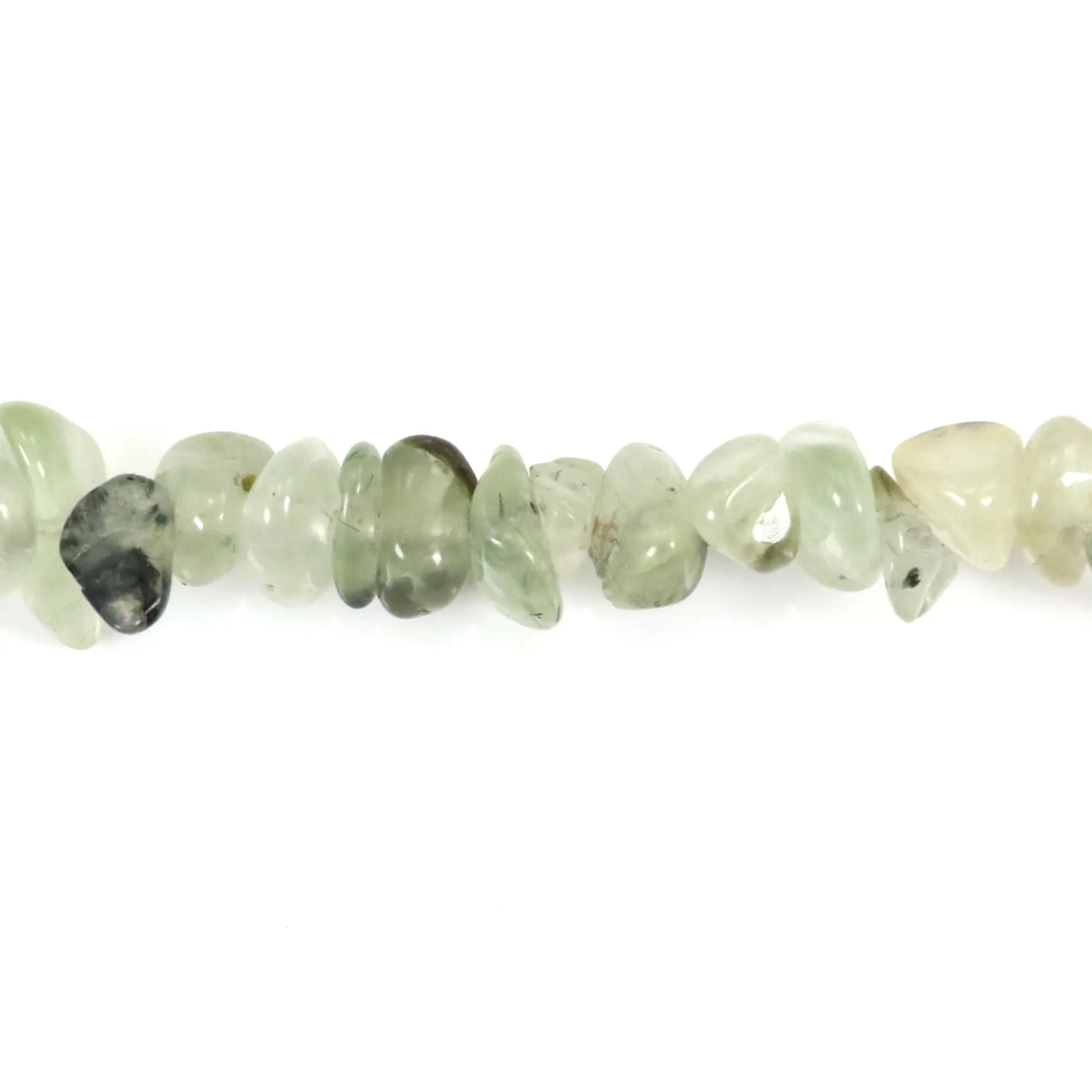 Perlas de Prehnita en trozos | Proveedor Pierre Semipreciosa Natural
